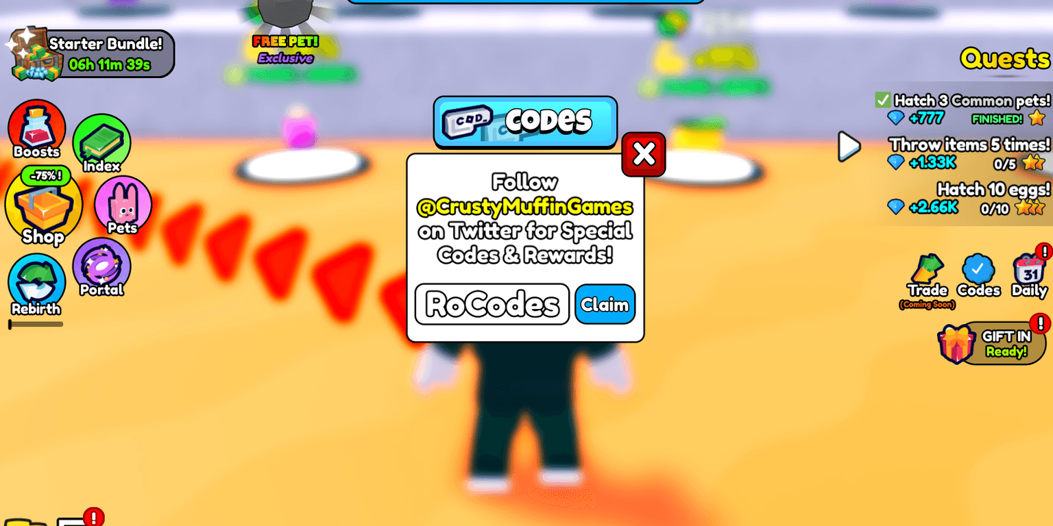 Feed the Giant Simulator Codes (December 2025) - RoCodes